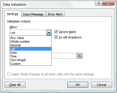 How to link a cell value with a an Excel drop down list – Clounce.com